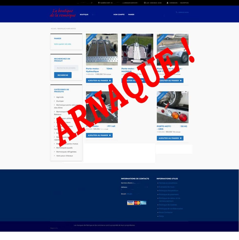 Faux sites de vente : Comment les reconnaitre ? - Equipement et ...